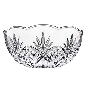 Godinger Bowl Set for Salad, Serving, Mixing, Dublin Crystal Collection - Set of 3