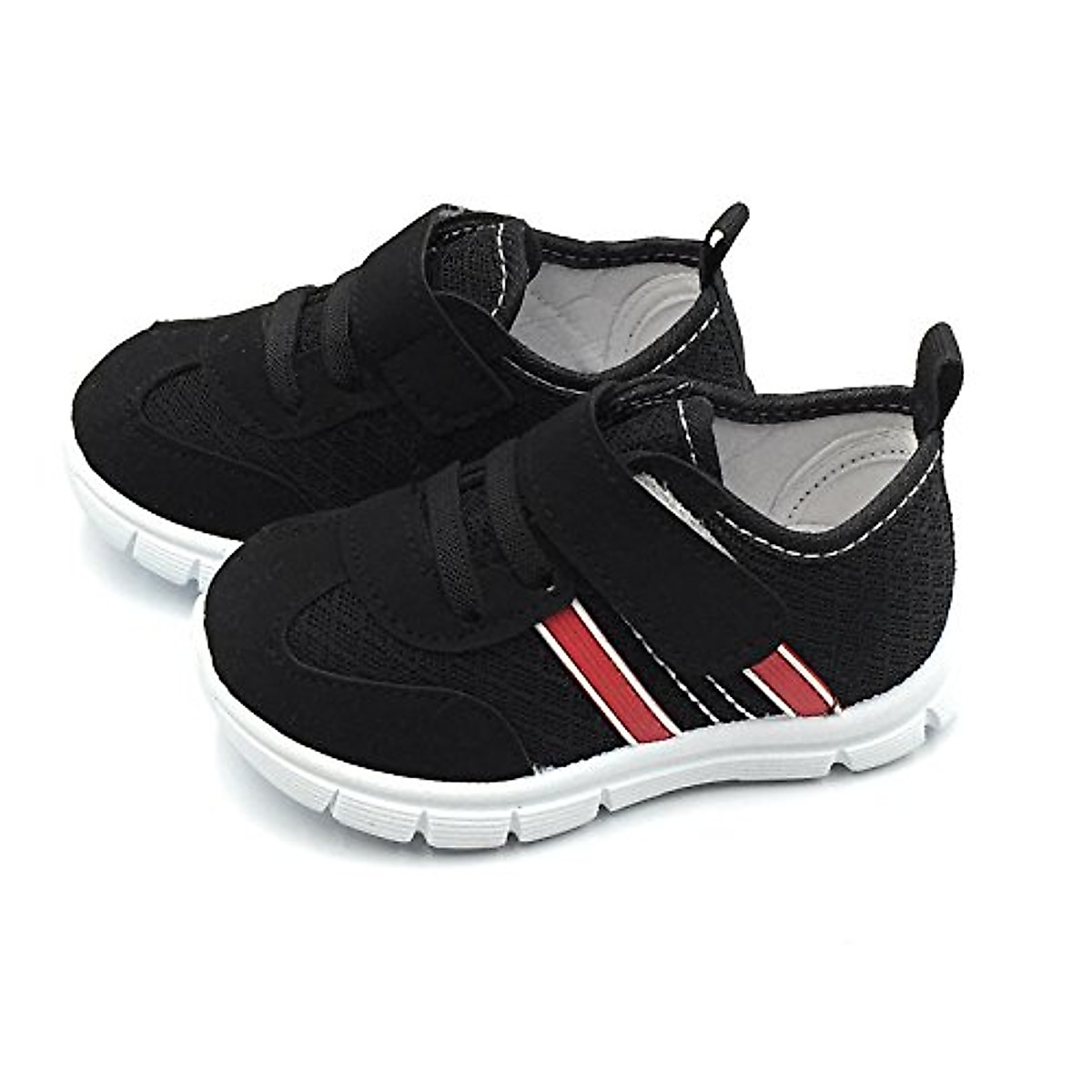 Bless Children Baby Toddlers Boy's Girl's Breathable Fashion Sneakers Walking Running Shoes,Black1209.Size 6