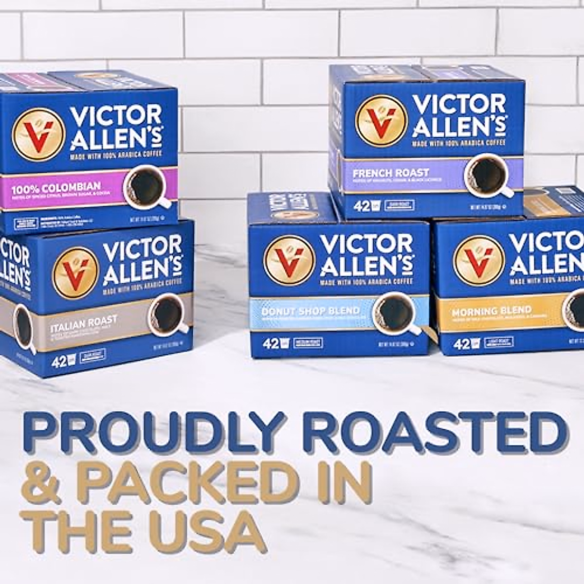 Victor Allen's Coffee Autumn Favorites Variety Pack, Medium Roast, 36 Count, Single Serve Coffee Pods for Keurig K-Cup Brewers