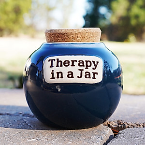 Cottage Creek Therapy in a Jar Piggy Bank, Feelings Jar, Office Candy Jar, Therapy Gifts