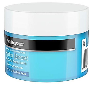 Neutrogena Hydro Boost Hydrating Whipped Body Balm with Hyaluronic Acid, Non-Greasy and Fast-Absorbing Balm for Dry to Extra Dry Skin, Paraben-Free, 6.7 oz