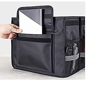 LUVADU ZHJ Trunk Organizers Car Boot Organiser Foldable Divider Storage Box Portable Storage Box Trunk Organizers