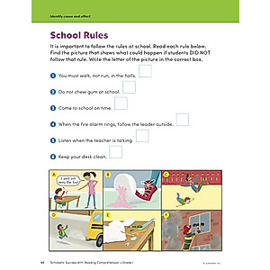Scholastic Success with Reading Comprehension Grade 1 Workbook (Scholastic, Grade 1)
