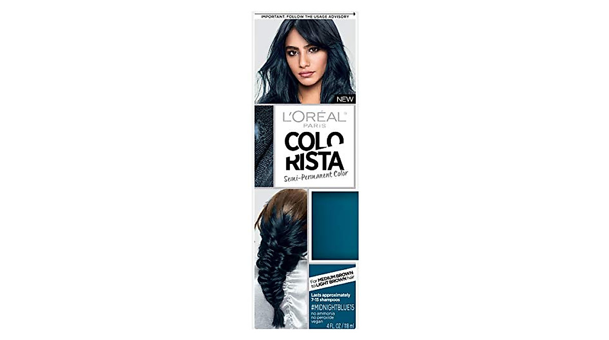 L'Oreal Paris Colorista Midnight Blue Hair Color for Brunettes