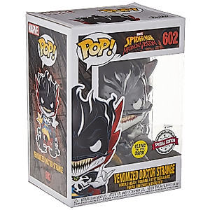 Funko Pop! Marvel: Maximum Venom - Dr. Strange, Glow in The Dark, Amazon Exclusive, Multicolor