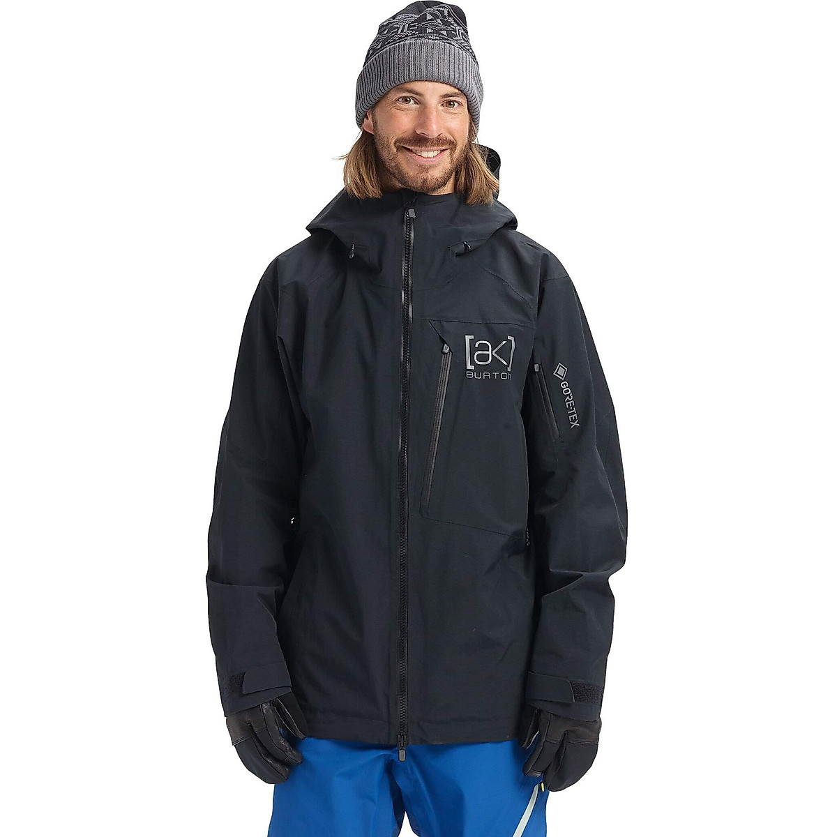 Burton Mens Ak Gore-Tex Cyclic Jacket, True Black, Medium