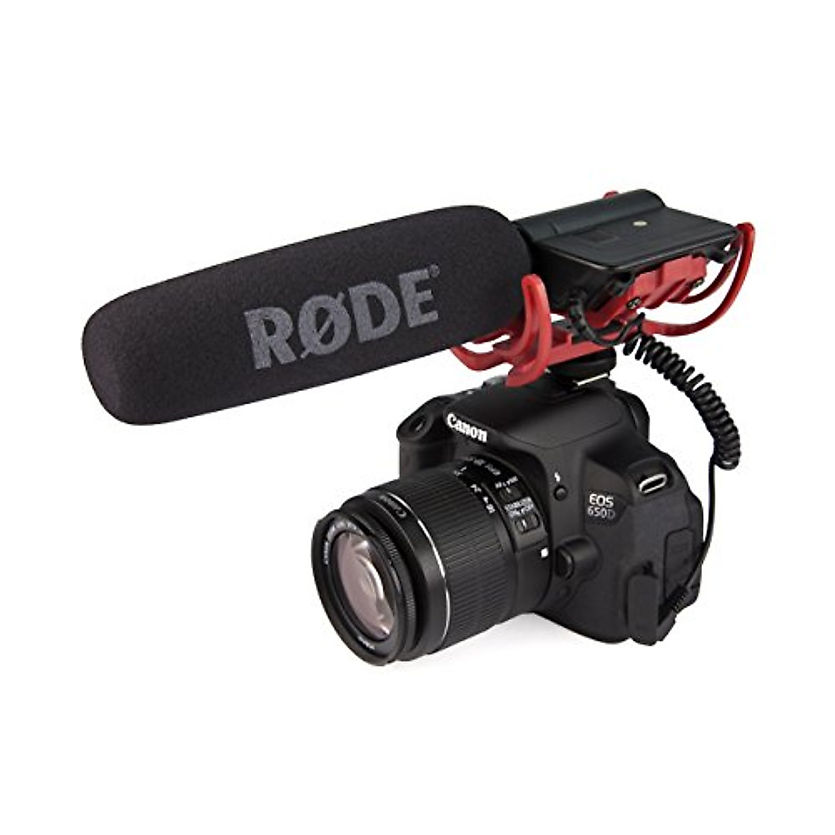 Rode VideoMic Microphone Pack with Rycote Lyre Mount, Boom Pole, Screw Adapter and Extension Cable