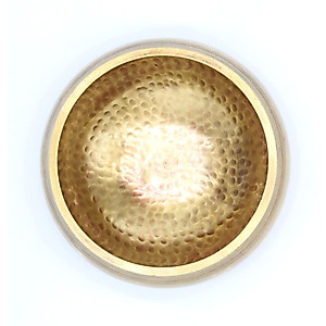 SANSKAR NEPAL Tibetan Singing Bowl Hand Hammered - 5.5 Inch - For Mediation, Yoga, Sound Therapy, Spiritual Healing, Prayer, Mind and Body Relaxation (5.5")