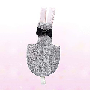 ULTECHNOVO Creative Pet Bird Clothes Parrot Diaper Bird Pant Pet Flying Suit Pilot Clothing for Cockatiel Parakeet (Dark Grey) Pet Toys Games