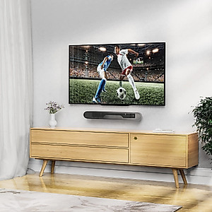 WALI Soundbar Mount for Sonos Ray, Floating Wall Mounting Bracket for Sonos Ray Essential Sound Bar Under TV with Hardware Kit (SON004-B), Black