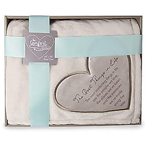 Pavilion Gift Company The Comfort Blanket 19510 The Best Things in Life Plush Throw Blanket