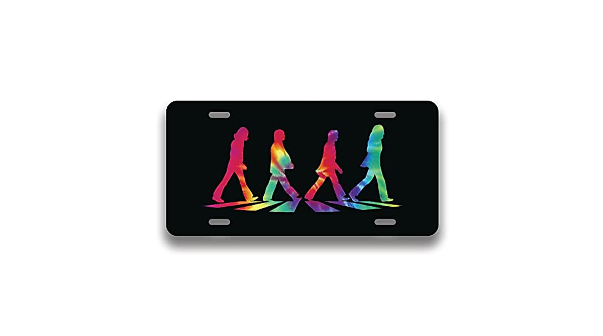 Beatles Abbey Road Vinyl License Plate - Stylish Gift