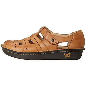 Alegria Pesca Womens Sandal Cognac 38 EU