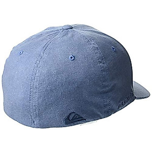 Quiksilver mens Sidestay Stretch Fit Hat, Navy Blazer Sidestay, Large-X-Large US