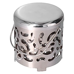 Mini Tent Heater, Tent Heating Cover Camping Heater Stove Stainless Steel High Efficiency with Handle for Outdoor for Picnic for Hiking