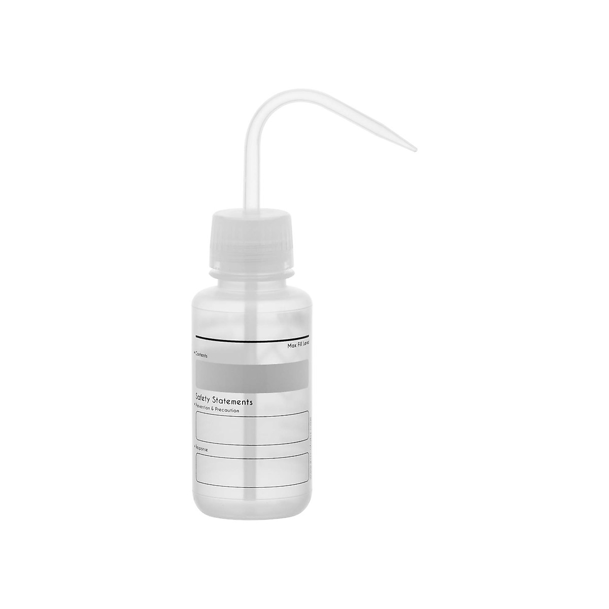 EISCO Chemical Wash Bottle, Blank Labels, 250ml - Wide Mouth, Self Venting, Low Density Polyethylene - Performance Plastics Labs
