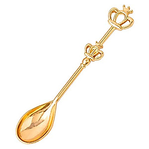 60Pieces(30 Packs) Crown Tea Spoons for Wedding Favors,Bridal Shower or Baby Shower Favors, Dringk Spoon Gifts or Souvenirs for Guests Bulk