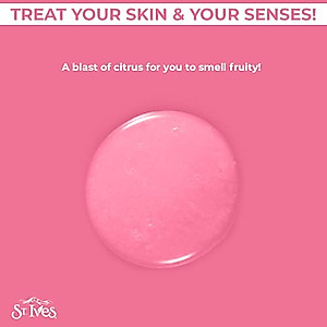 St. Ives Pink Lemon & Mandarin Orange Exfoliating Body Wash 16 Fl Ounces