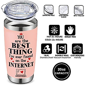 Anniversary Funny Gifts for Her, Wife from Husband - Birthday Gifts for Her, Friendship Women - Wife Gifts - Gifts for Girlfriend - Birthday Gifts Ideas - I Love You for Her - Wife Tumbler 20oz