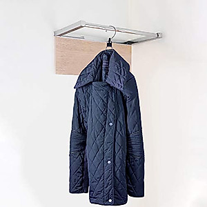 HANGAROO Travel Hangers - Portable Hangers for Clothes That Easily Attach to Clothing Labels - Patented, Lightweight, Pocket-Size Design - Sturdy and Compact Traveling Hangers (4-Pack)