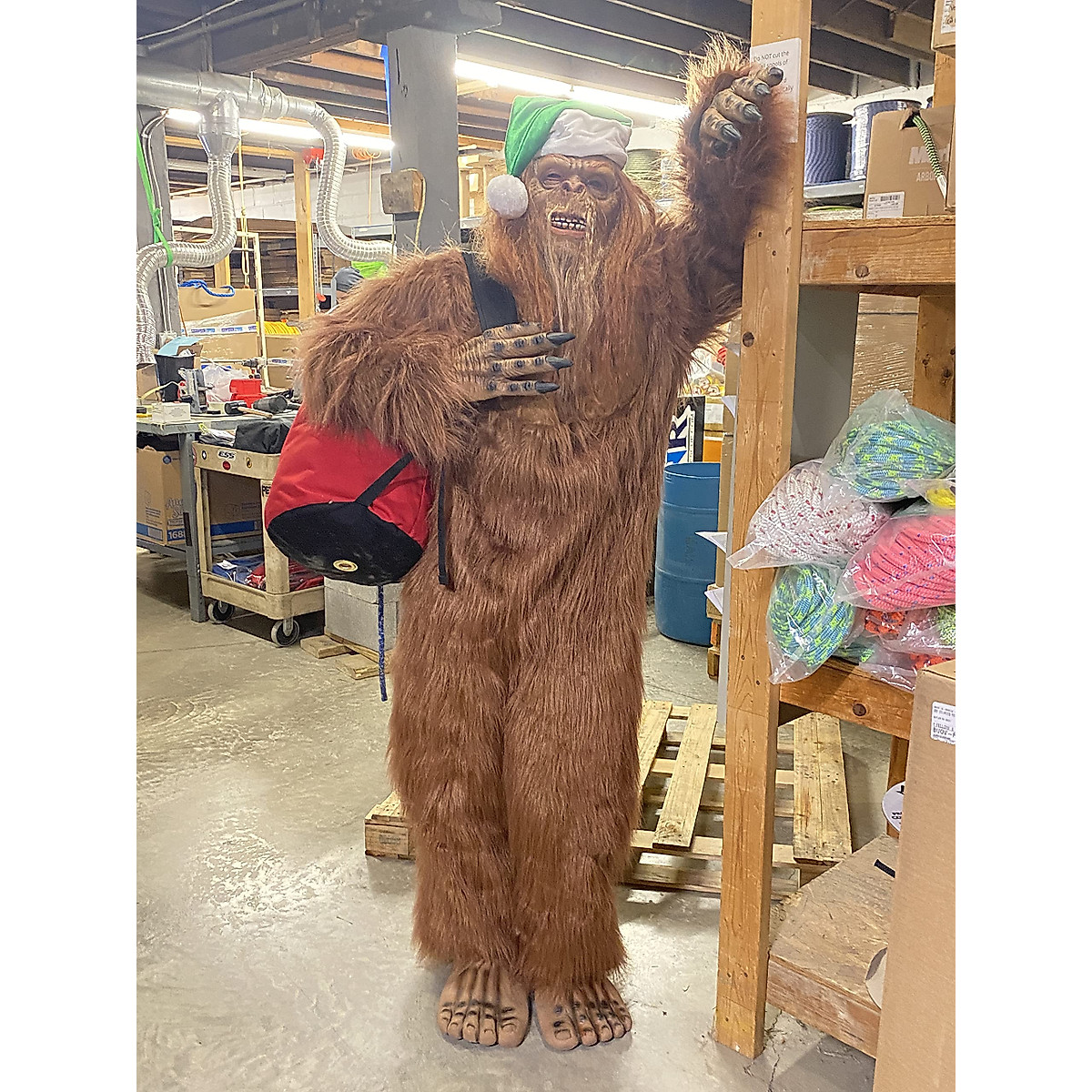 Rock-N-Rescue Grand Rope Bag with Drawstring Closure - Rock Climbing and Rescue Gear, Heavy Duty Waterproof Nylon Material, 400' of 1/2" Capacity, Large, Green