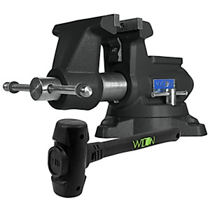 Wilton 28811DB Special Edition 855M Pro Vise and Hammer Kit In Black Finish