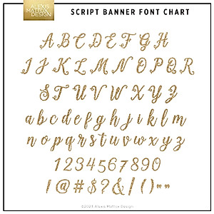 Custom Script Party Banner for Birthday, Wedding, and Party/Personalized Name Cursive Banner/Customizable/Gold/Silver