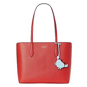 Kate Spade New York Marlee Shoulder Tote, Heirloom Tomato/Lt Blue Crab