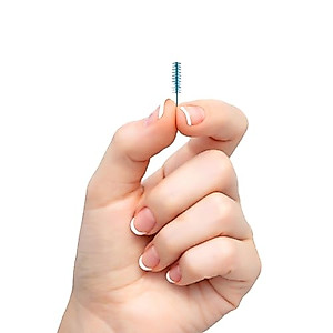 GUM Proxabrush Go-Betweens Refills - Moderate - Compatible with GUM Permanent Handle - Reusable Interdental Brushes - Soft Bristled Dental Picks, 8ct(6pk)