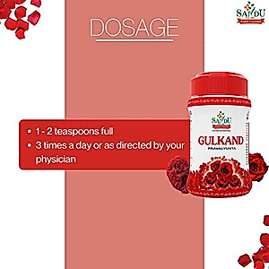 Sandu Gulkand (Pravalyukta) 400 GMS | Nourishing & Body Cooling Ayurvedic Medicine - by easybuy90