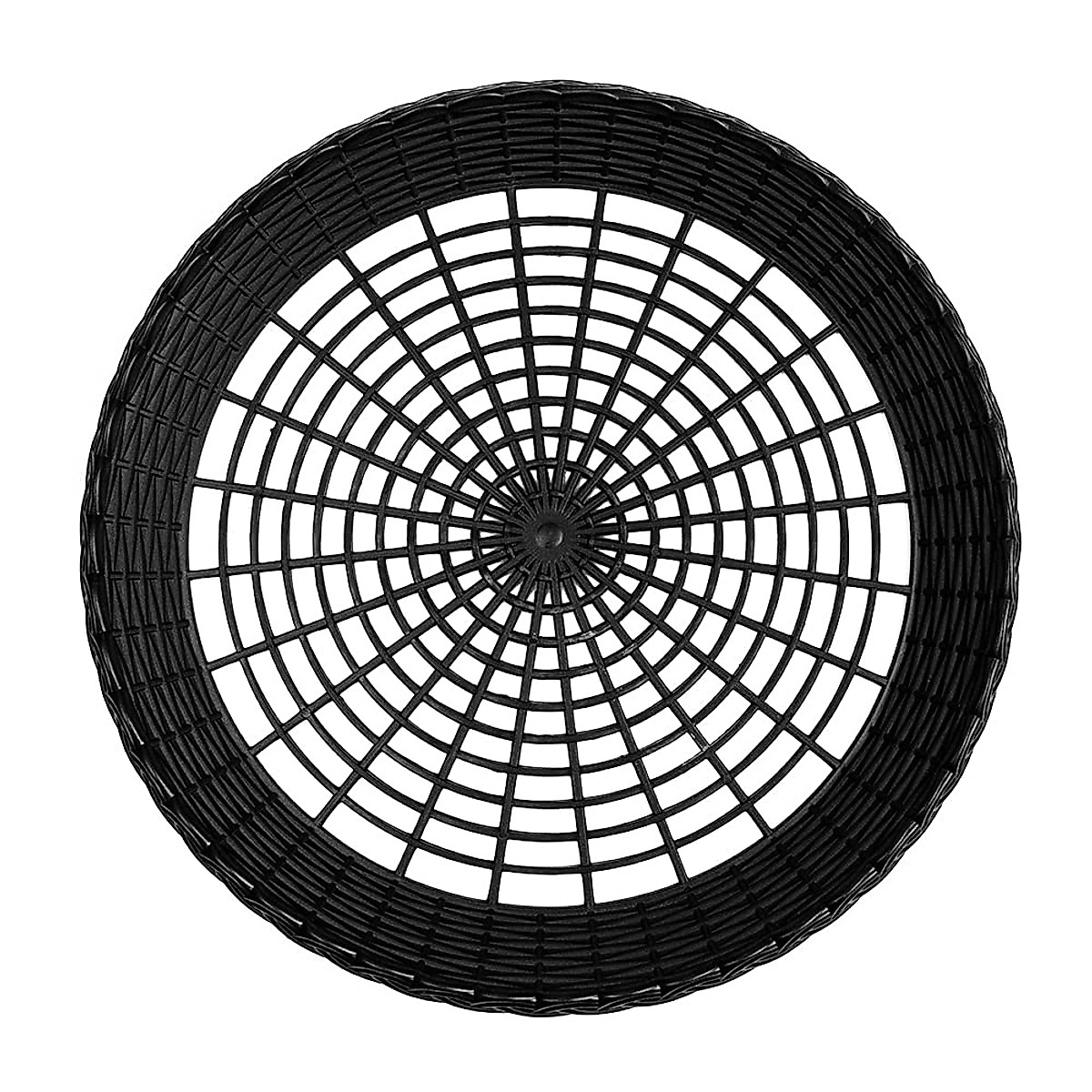 EBIGIC Paper Plate Holders , 8/12/24 Packs 9/10 Inch paper plate holders reusable Black Plastic Heavy Dutysupports for Picnic party dinner