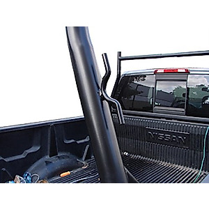 TMS 800 LB Adjustable Fit 2 Bars Utility Ladder Truck Pick up Rack Kayak Contractor Lumber Utility (US Patent NO.D722,007)