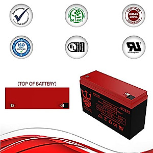 Neptune Brand 6V 12Ah SLA Replacement Battery for Tripp-Lite SMART700RM UPS Battery - 2 Pack