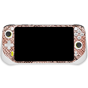 MightySkins Glossy Glitter Skin Compatible with Logitech G Cloud Gaming Handheld - Rattler Back | Protective, Durable High-Gloss Glitter Finish | Easy to Apply | Made in The USA