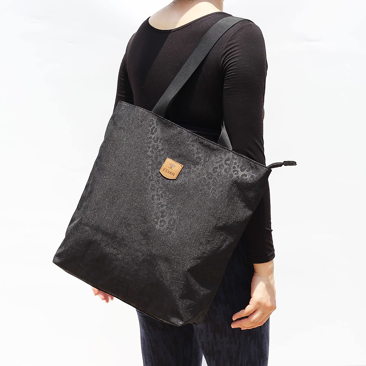 Original Floral Tote Bag Shoulder Bag for Gym Hiking Picnic Travel Beach