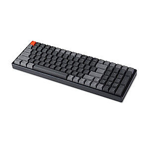 Keychron K4 Wireless Bluetooth/USB Wired Gaming Mechanical Keyboard, Compact 100 Keys RGB LED Backlit Gateron Brown Switch N-Key Rollover, Aluminum Frame for Mac Windows, Version 2
