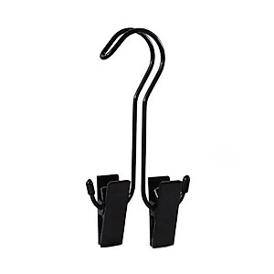 The Boot Hanger in Black - Shoe Storage Space Saver (Set of 3); Boot Hanger, Boot Holder, Boot Clips (Black)