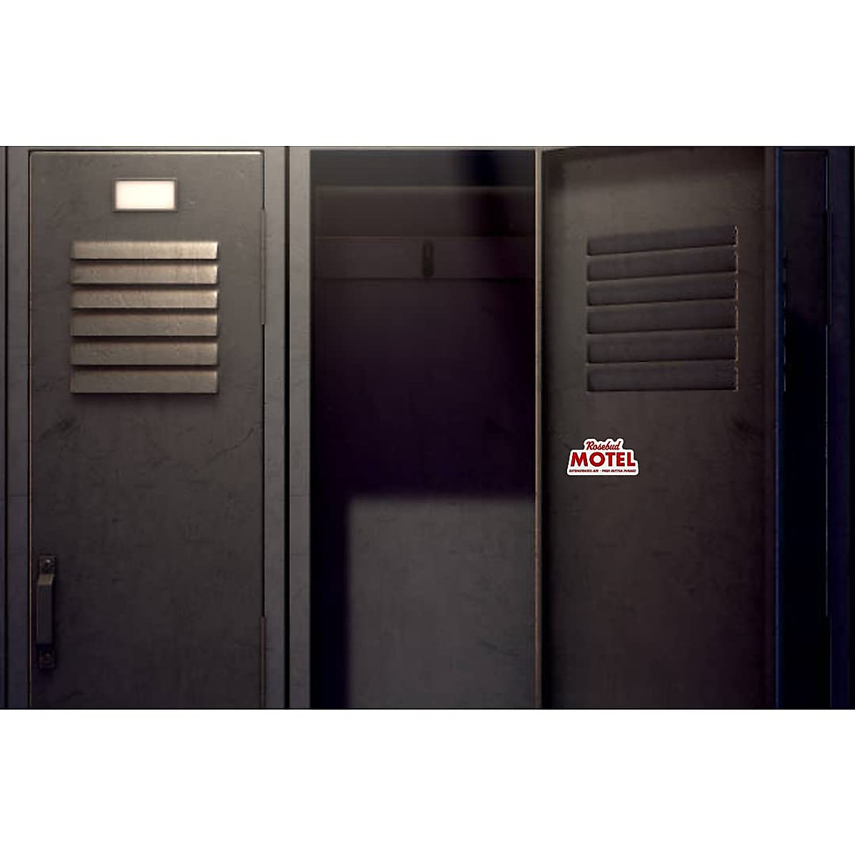 Schitt Swag Creek Small Magnet - Rosebud Hotel Logo - 2.7" by 1`.4" - David, Alexis, Johnny & Moira - Perfect for The Refrigerator, Dorm, Garage, Locker, Vehicle and More! (Small 2.7" by 1.4")