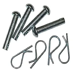 4 Pack Clevis Pins, Retainer Clip Compatible with Craftsman Poulan Husqvarna Clevis Shear Pin 132673 532132673, Retainer Spring 3146R 532003146 532124660