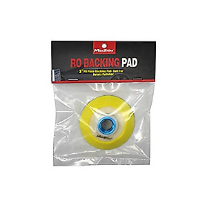 Maxshine 3” Hook and Loop Rotary Backing Plate – for 5/8” Thread Rotary Polisher/RO, One Piece Molding for Longevity, Easy Contouring, Ideal for High Speed Applications