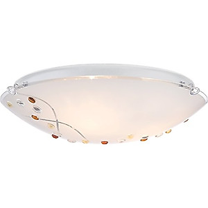Quoizel Stellar 3-Light Polished Chrome Flush Mount Light