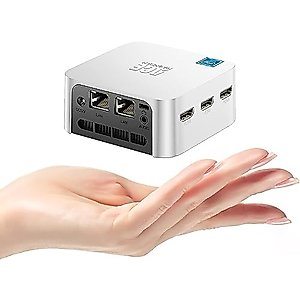 ACEMAGICIAN Mini PC Computer Win 11Pro, Intel 12th Gen N95 (up to 3.4GHz) 16GB LPDDR5 512GB M.2 SSD Desktop Computers， Micro PC Support 4K UHD, Dual Gigabit Ethernet,3 HDMI,2.4G/5G WiFi, BT4.2