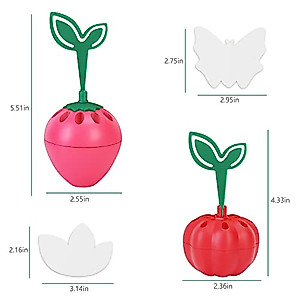 Fruit Fly Trap for Indoors, Safe Fly Catcher Gnat Trap Killer with Sticky Traps, Effective Gnat Trap with Bait, Non-Toxic and Odorless Fly Trap for Home,Kitchen