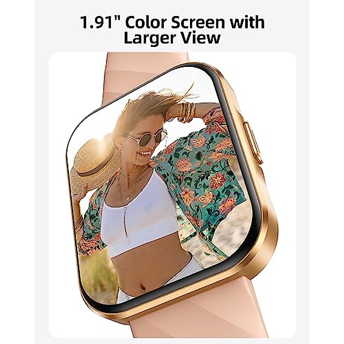 Parsonver Smart Watch, 1.91" HD Touch Screen Fitness Tracker Watch for Women Men(Answer/Make Calls), Heart Rate Blood Oxygen Sleep Monitor for Android iPhones, 112 Sports Modes IP68 Waterproof, FIFIX1