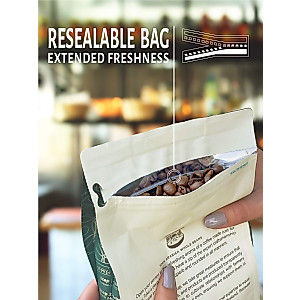 32 Ounce (2 LB) NON-GMO Single Origin Dark Roast Brazil Coffee, Low Acidity all Natural, Single Origin Whole Bean Coffee Notes: Rich Dark Caramel, Milk Chocolate and Sweet Toffee - CoffeaFarms by Coffeeland