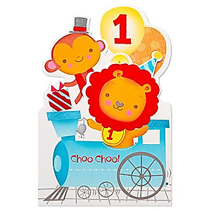 American Greetings 1st Birthday Card (Choo-Choo)