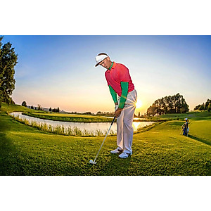 LEAGY Timeless Classic Golf Putter 35" Length - Putt Putt Style Two-Way Head and Premium Rubber Grip for Male & Female Right or Left Handed Golfers