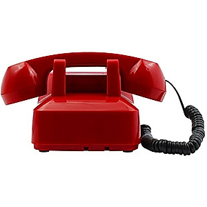 4G Desktop Cellphone/Retro Cell Phone/Push-Button Telephone for 2G, 3G and 4G Networks – The PushMeFon Mobile 4G by Opis Technology in Red