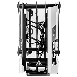 Antec Striker Aluminum and Steel ITX Computer Case, Front GPU Mount, Up to 4 x 120 mm Fan Support, USB 3.1 Type-C Ready and PCI-E Riser Included (Striker Mini)