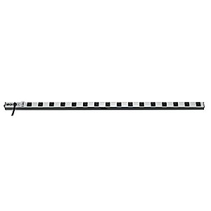 Tripp Lite 16 Outlet Bench & Cabinet Power Strip, 48 in. Length, 15ft Cord with 5-15P Plug, (PS4816) Black
